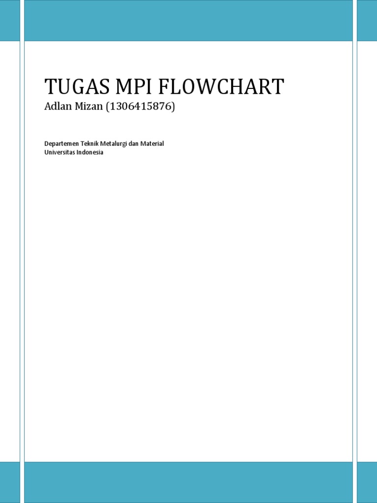 Tugas Mpi Flowchart | PDF
