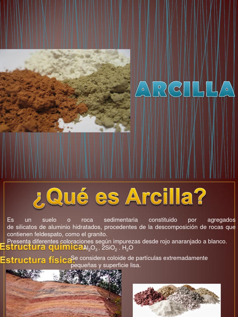 Definición y características de la arcilla | PDF | Arcilla | Materiales ...