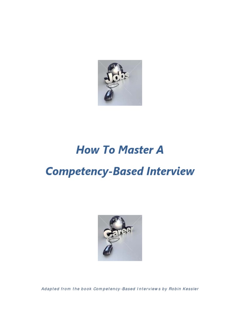 Competency Based Interviews | PDF | Competence (Human Resources) | Nonverbal Communication