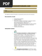 Basic Econometrics 5th Edition Gujarati Fast Access | PDF | Regression Analysis | Econometrics