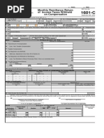 Bir Form 1601-C | PDF | Withholding Tax | Taxes