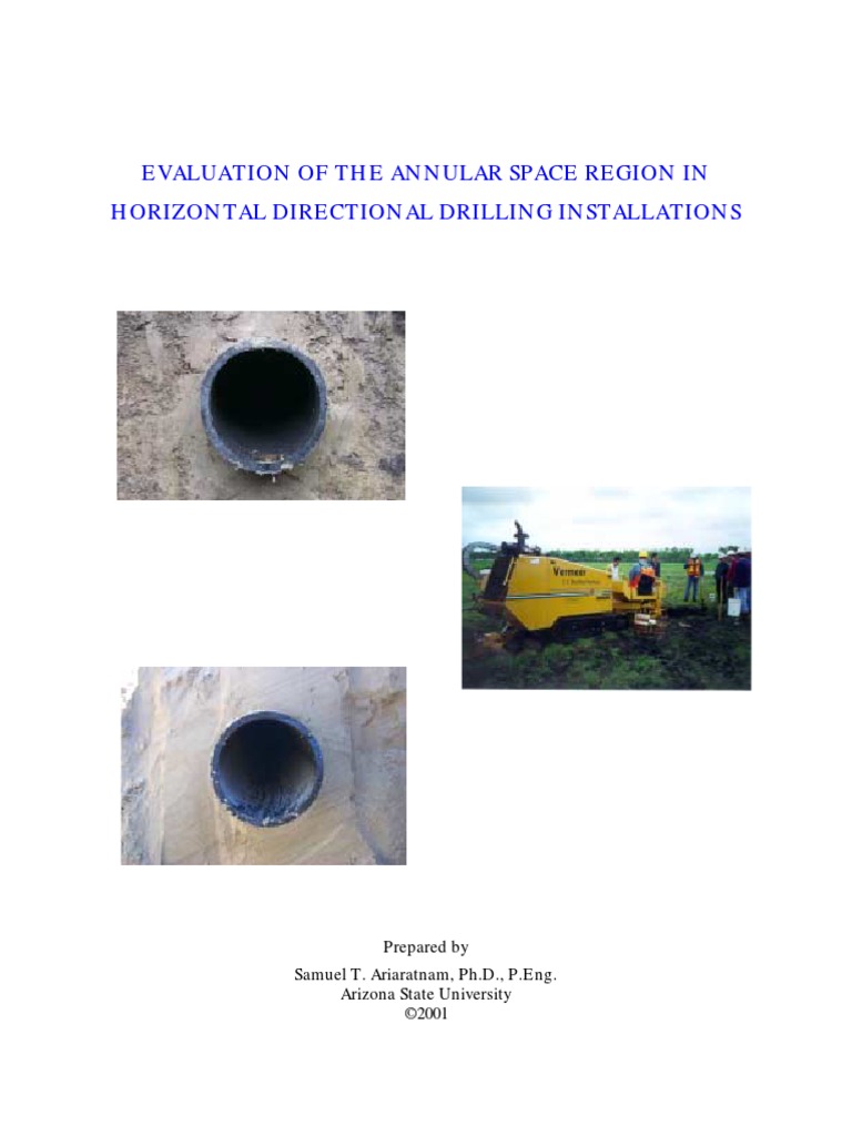 Annular Space Report | PDF | Filtration | Soil