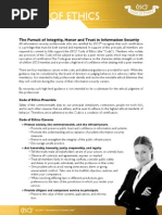 BCS Code of Conduct | PDF | Profession | Board Of Directors