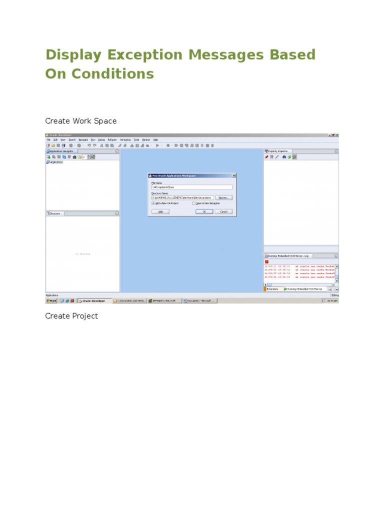 Display Exception Messages Based On Conditions | PDF | Computers ...
