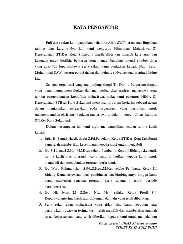 Proker Hima Jadi | PDF