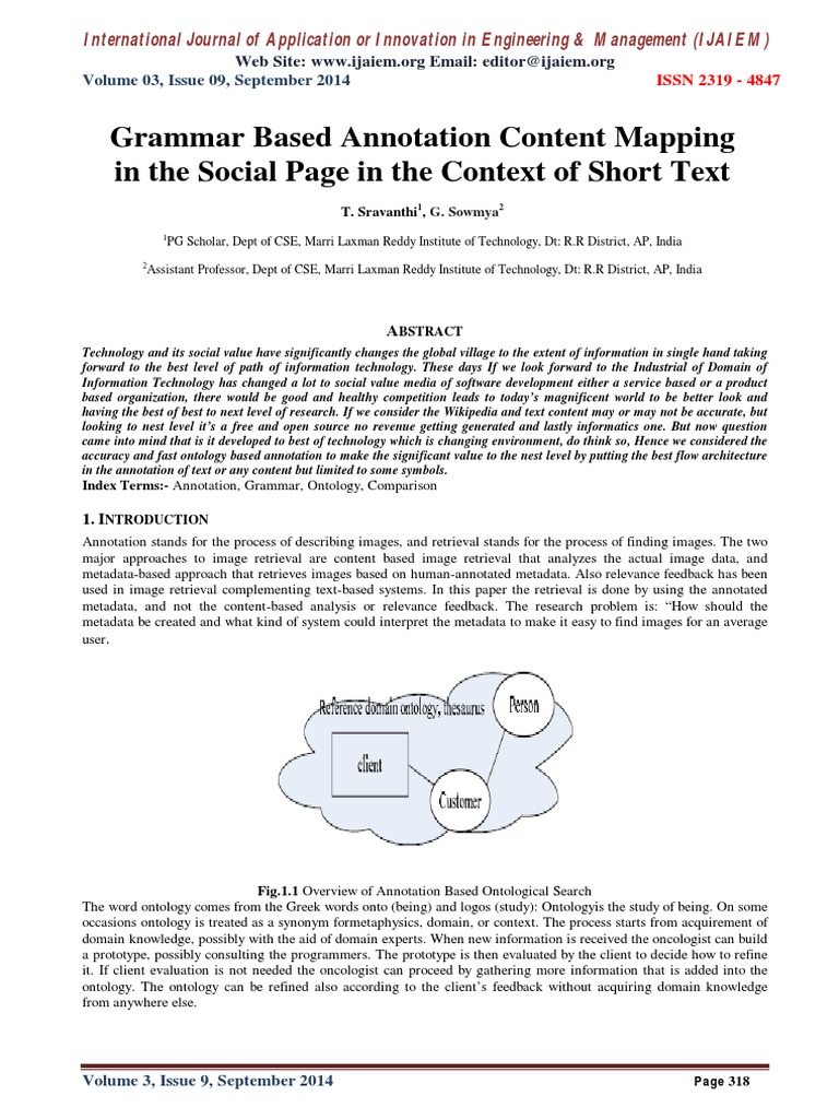 Grammar Based Annotation Content Mapping in The Social Page in The ...