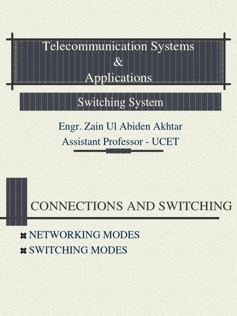 Switching System | PDF | Packet Switching | Computer Network