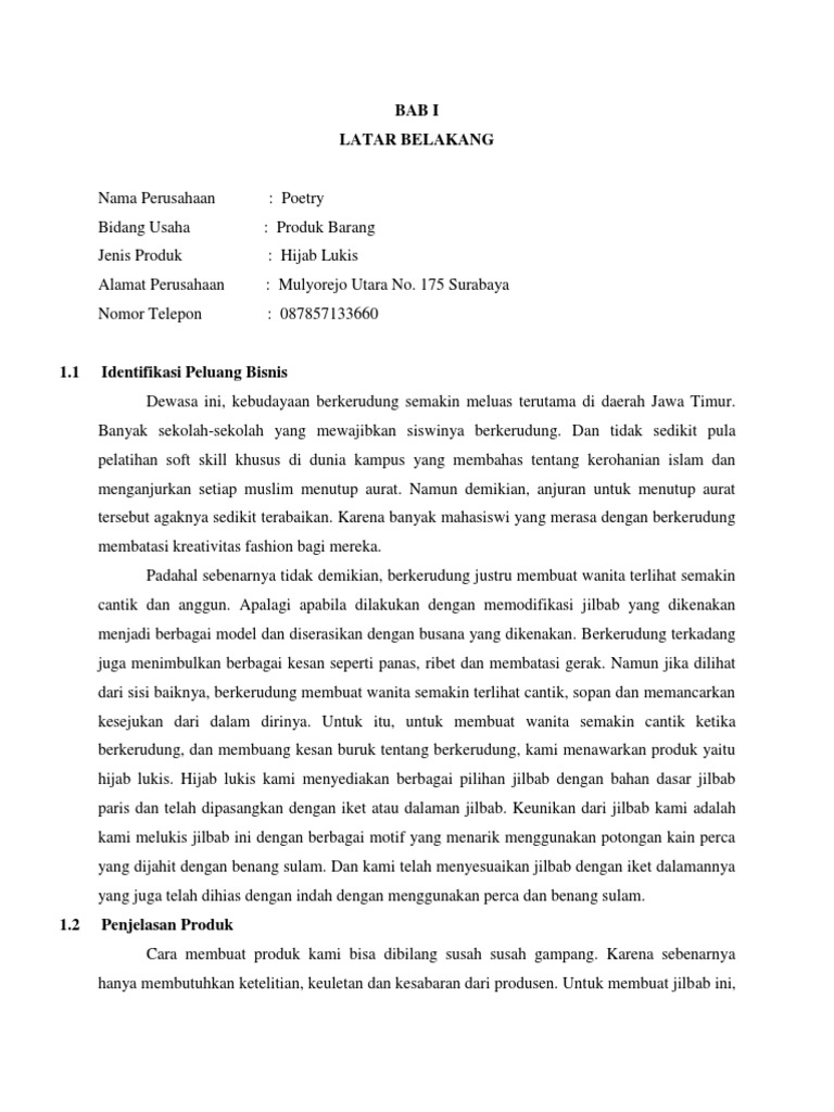 Contoh BP | PDF