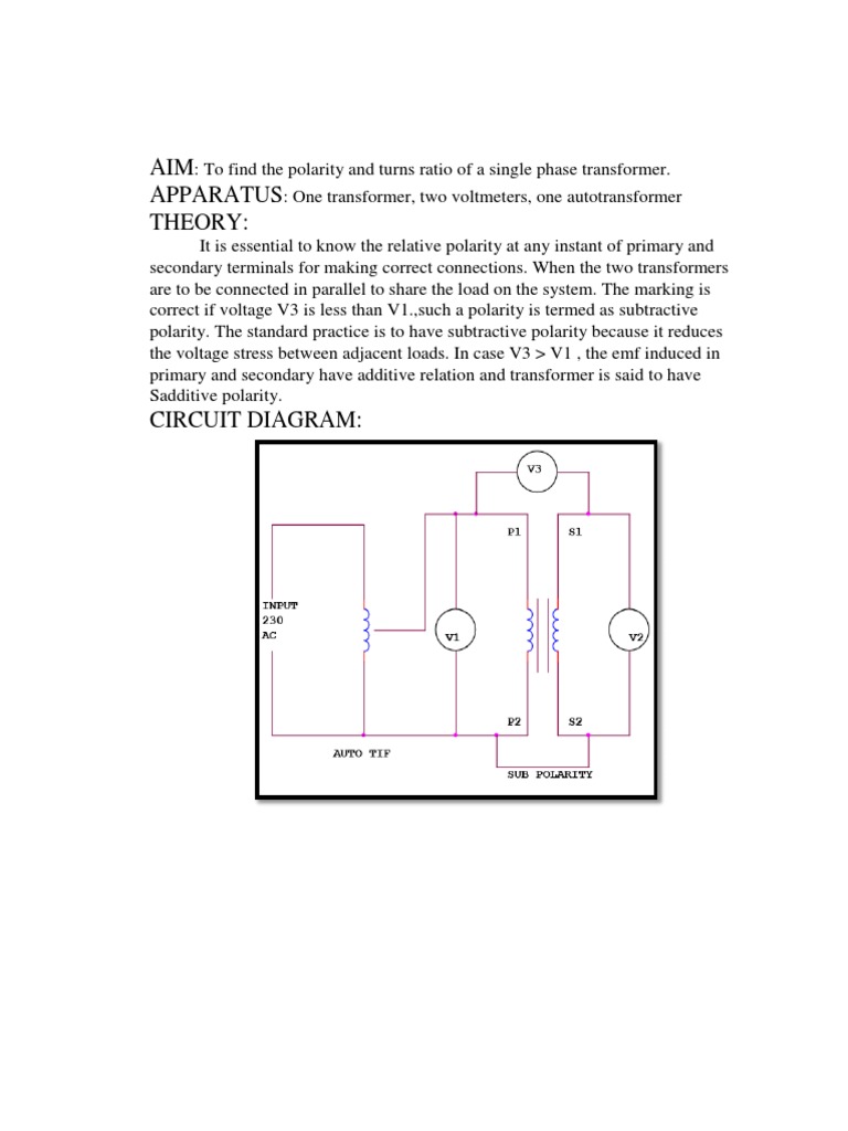 Polarity Test | PDF