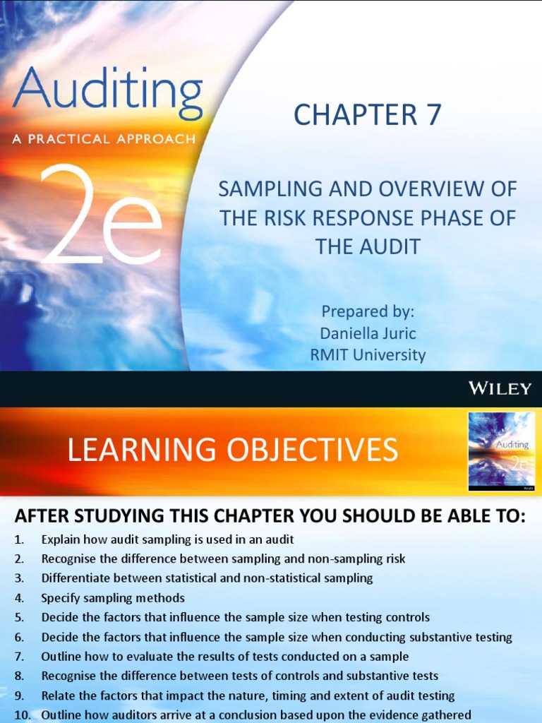 ch07 PPT Moroney 2e | PDF | Audit | Risk