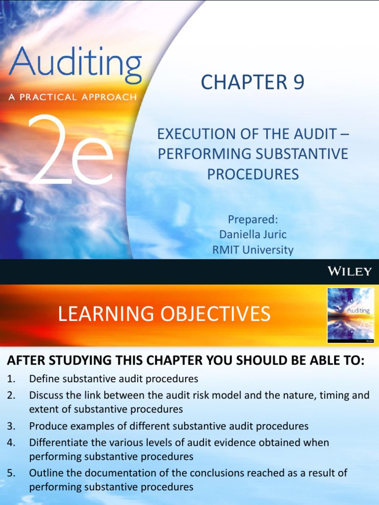 ch09 PPT Moroney 2e | PDF | Audit | Accounting