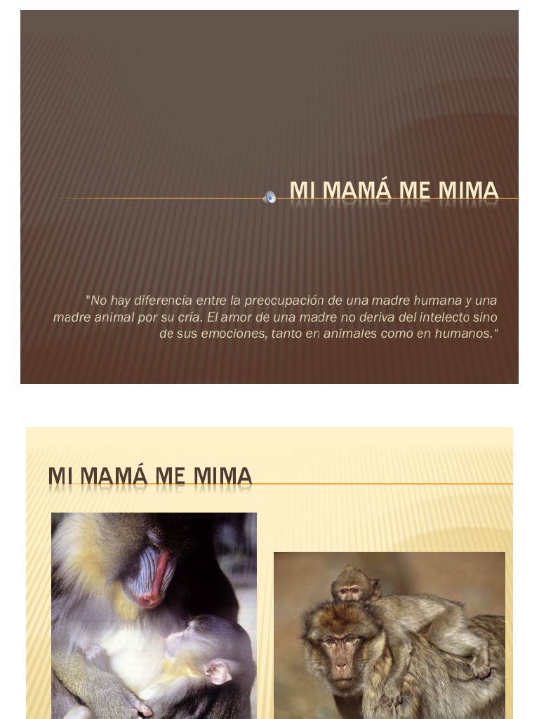 Mi Mamá Me Mima | PDF