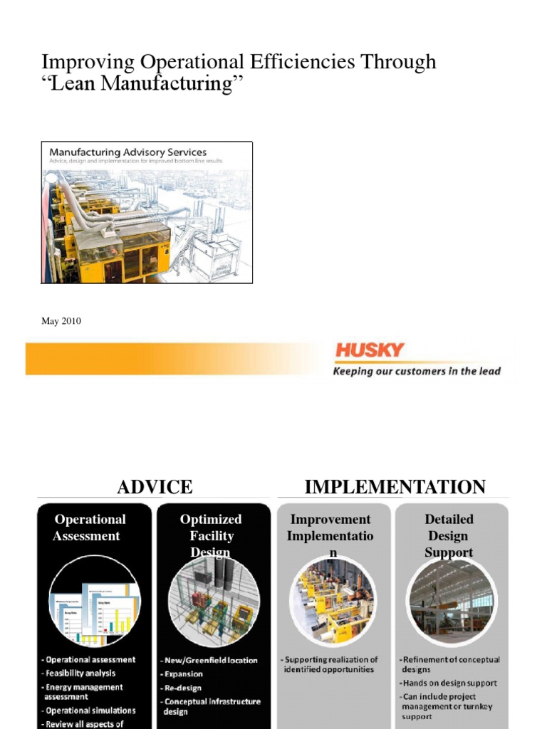 Improving Operational Efficiencies | PDF | Lean Manufacturing | Inventory