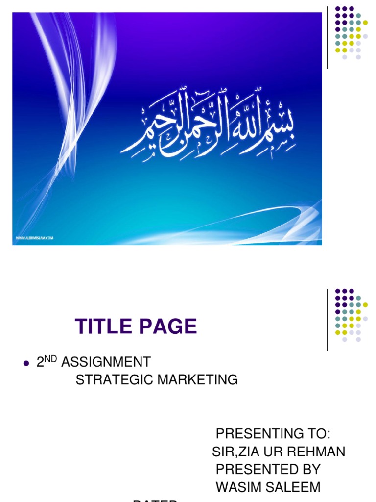Marketing Strategy Pdf Marketing Strategy Marketing