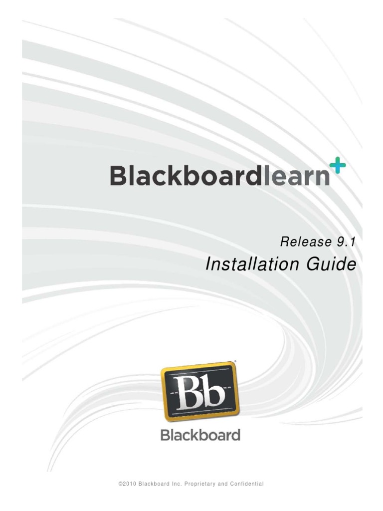 Blackboard Learn 9.1 Installation Guide PDF | PDF | Load Balancing ...