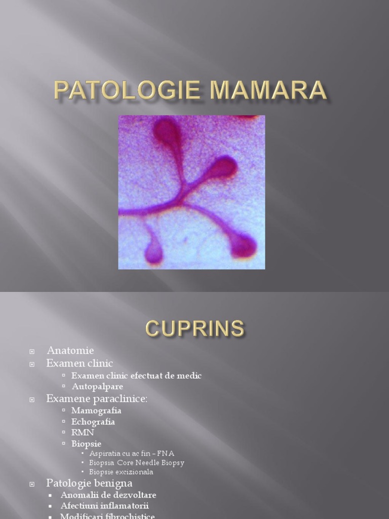Patologie Mamara | PDF