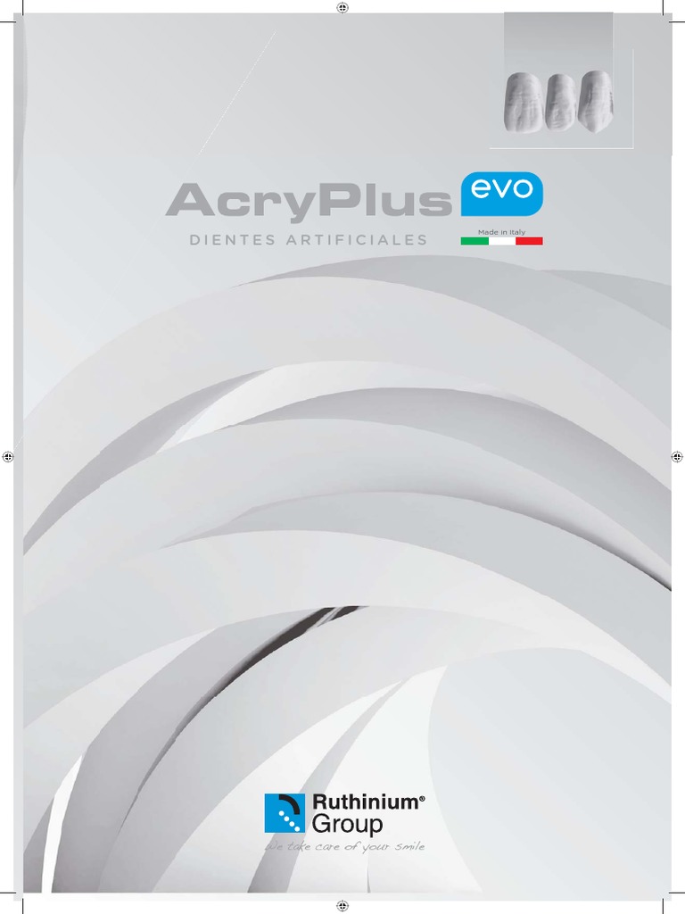 Catalogo Acry Plus EVO PDF | PDF | Dentadura postiza | Zoología
