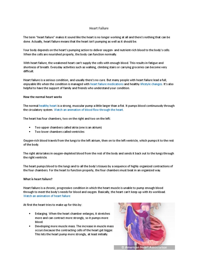Heart Failure | PDF | Heart Failure | Heart