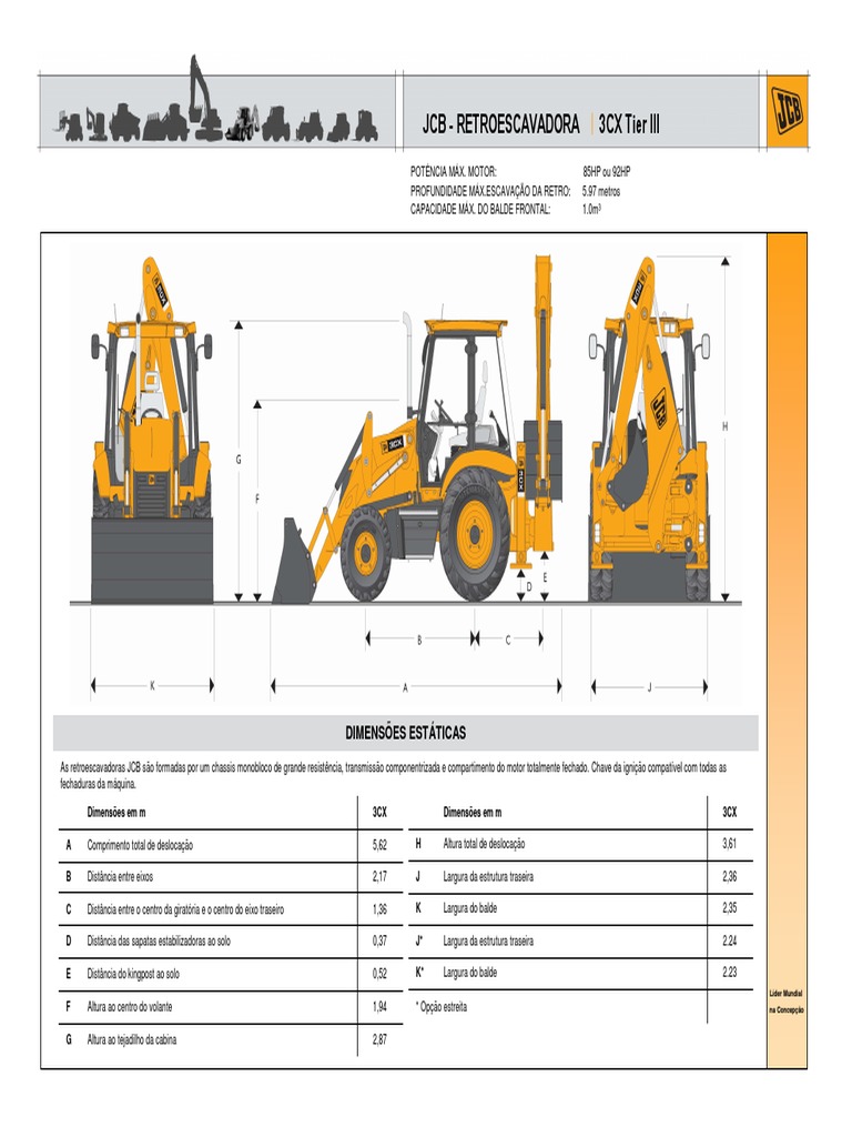 JCB_3CX_Data.pdf | Freio | Suspensão (Veículo)
