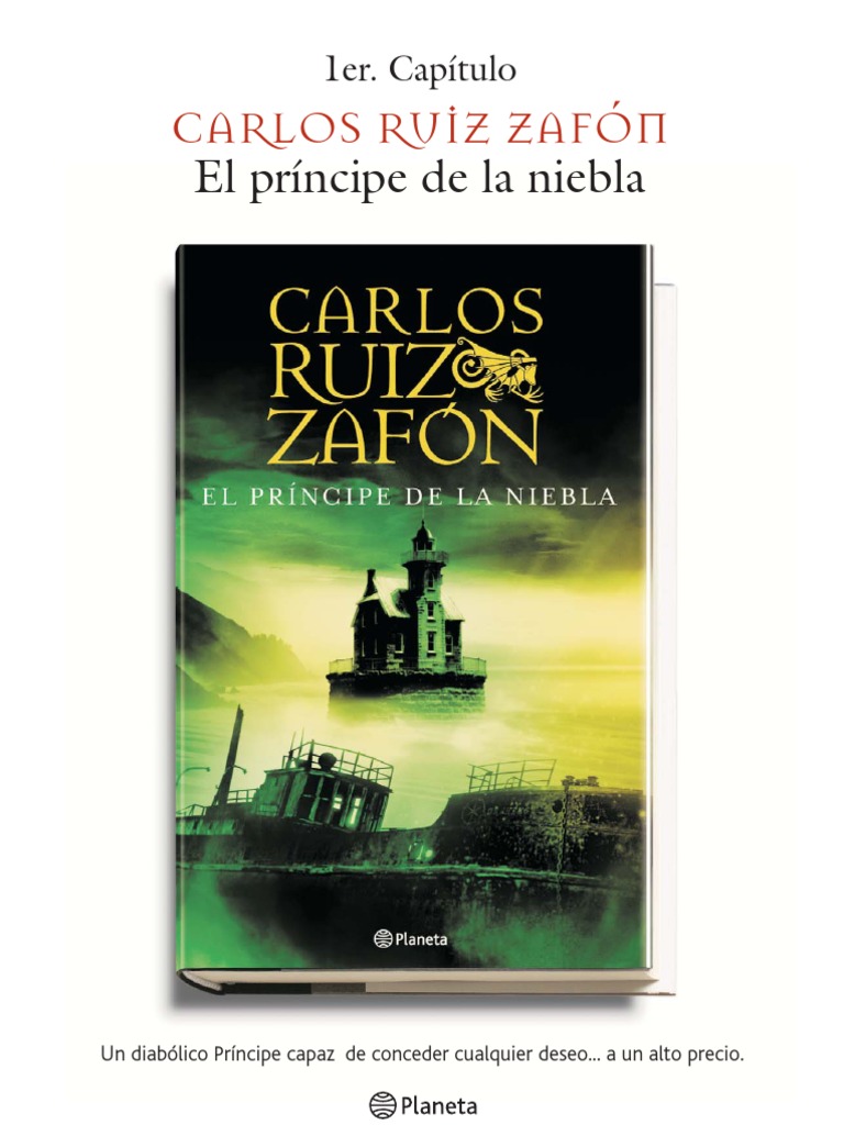 Carlos Ruiz Zafon - El Principe de La Niebla - 1 Capitulo | PDF | Gatos ...