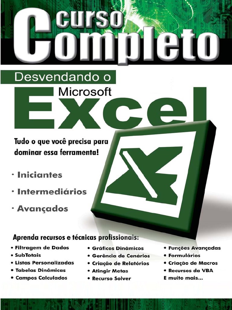 Curso Completo Excel PDF | PDF | Planilha | Microsoft Excel