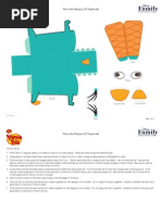 Ariel Little Mermaid Papercraft Printable 0511 | PDF | Home & Garden