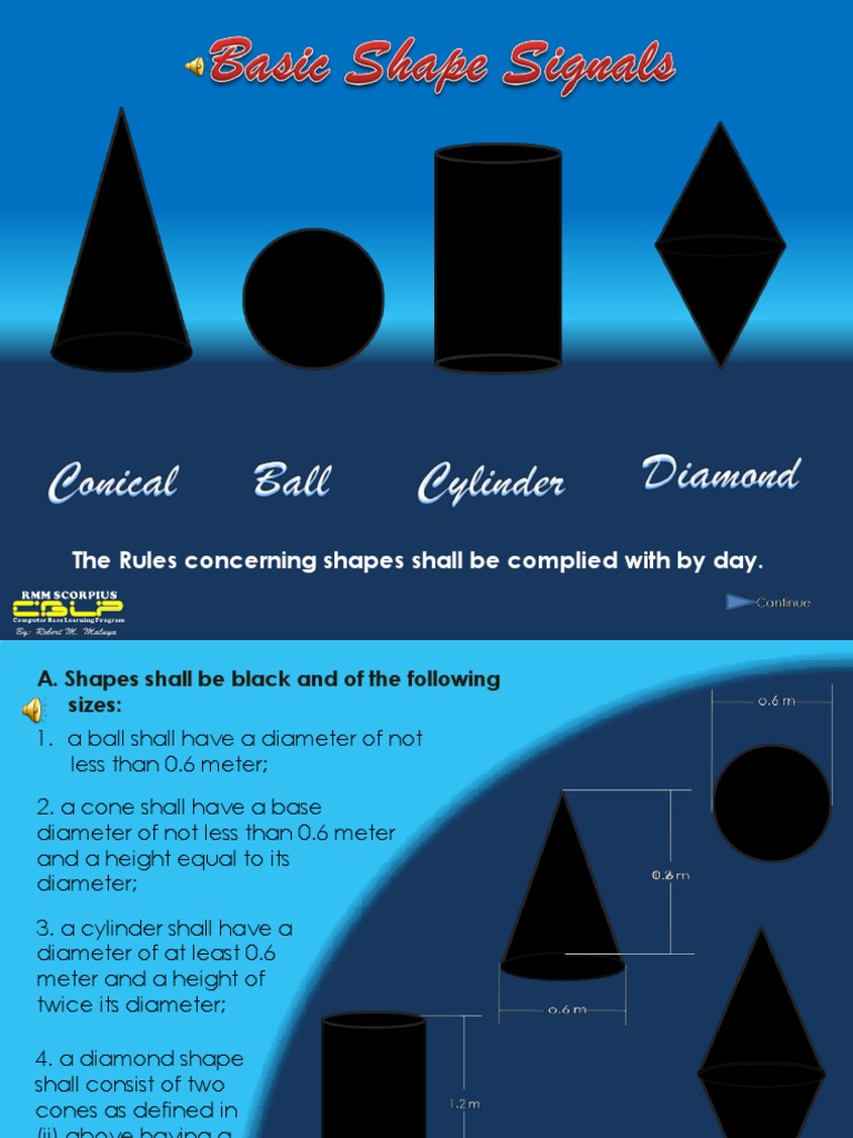 Maritime Vessel Shape Rules | PDF | Water Transport | Nature