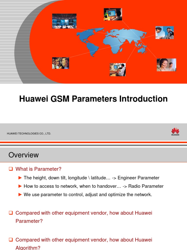 Huawei 2G Parameters Introduction | PDF | Data Transmission | Telecommunications Engineering