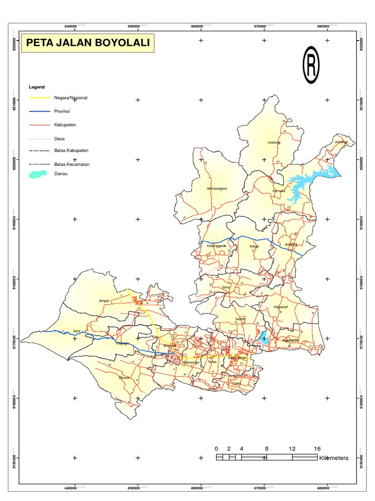 Peta Jalan Kabupaten Boyolali | PDF