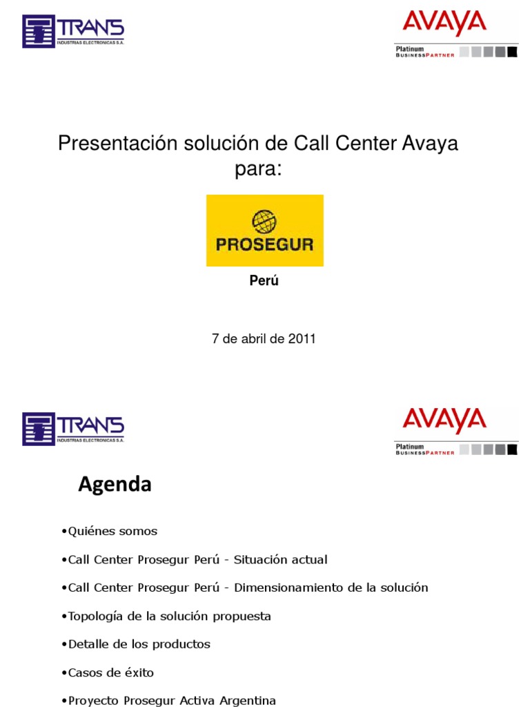 Prosegur Perú Topología 1 | PDF | Respuesta de Voz Interactiva | Centro de llamadas