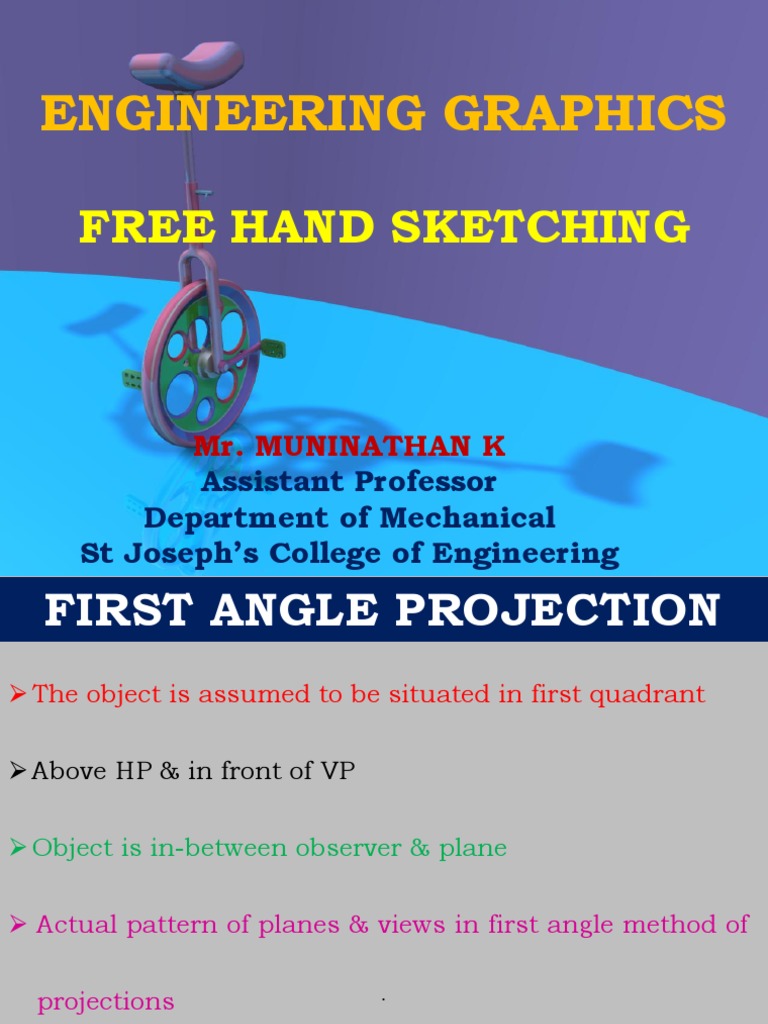 Unit-1 Free Hand Sketch | PDF | Teaching Methods & Materials