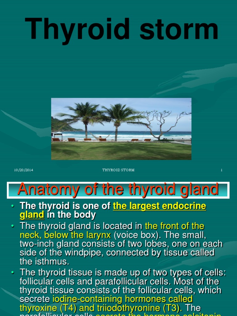 Thyroid Crisis | PDF | Thyroid | Hyperthyroidism