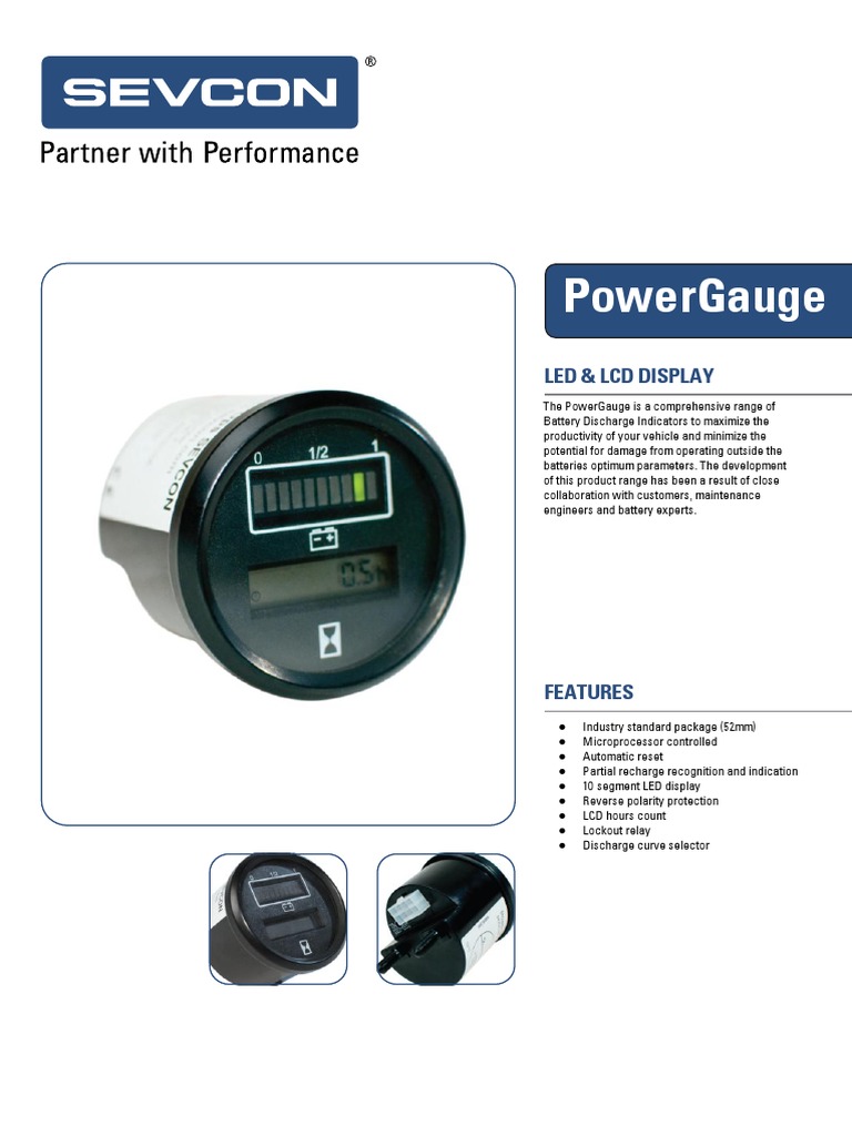 PowerGauge Battery Discharge Indicators | PDF | Business | Computers