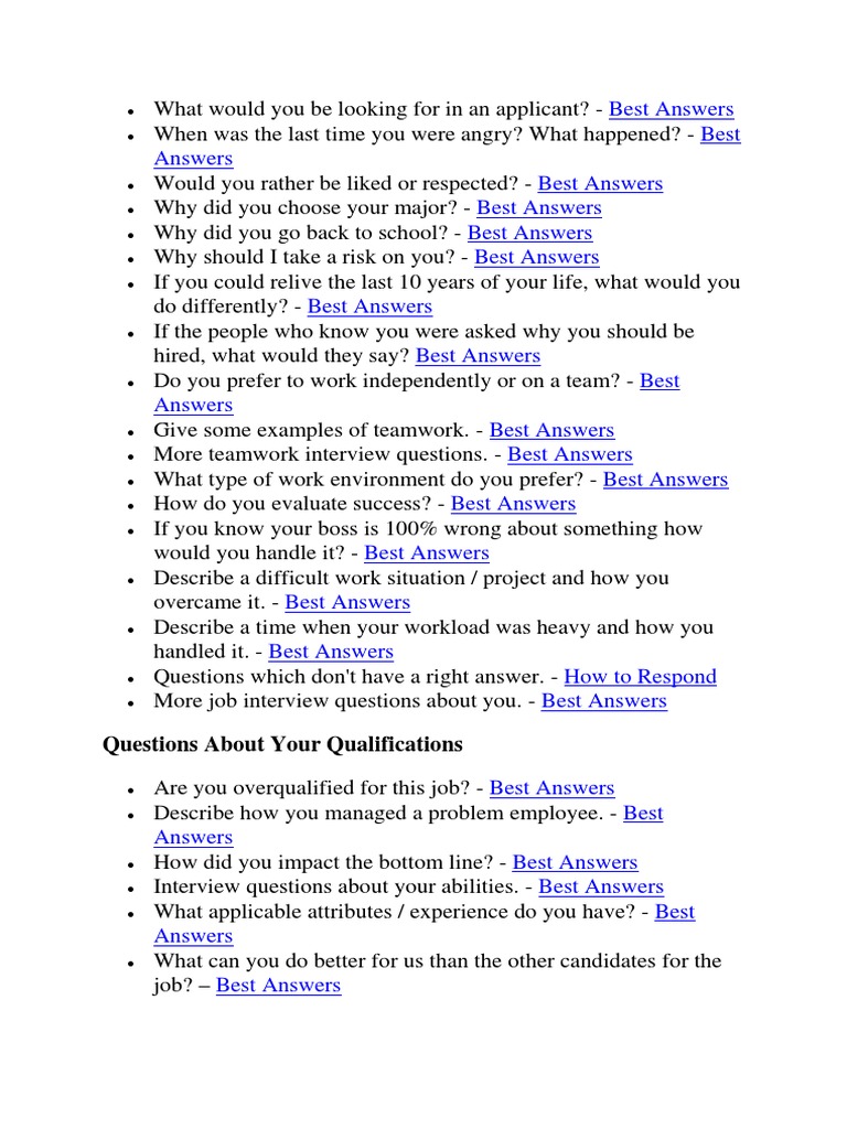 Interview Tips Pdf Interview Job Interview