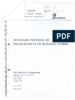 Standard Method of Measurement of Building Work (SMM7) - 7th Ed | PDF