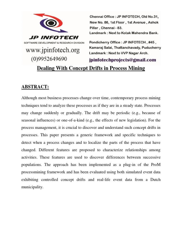Detecting Concept Drifts in Process Mining | PDF | Digital Technology | Software