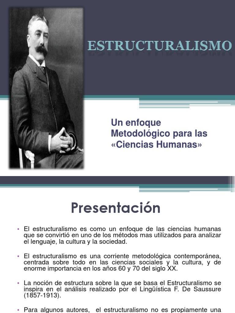 el estructuralismo.pptx | Lingüística | Ciencias Sociales