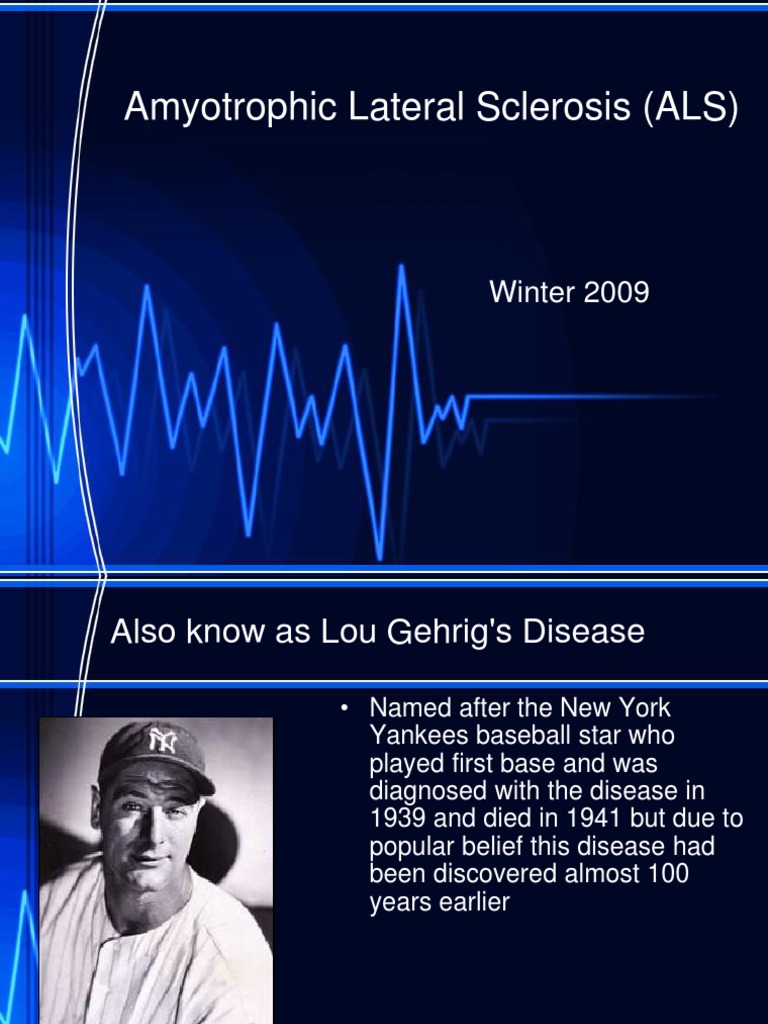 Amyotrophic Lateral Sclerosis (ALS) | PDF | Amyotrophic Lateral ...
