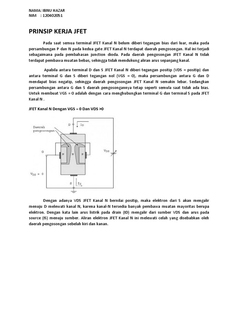 Prinsip Kerja Jfet | PDF