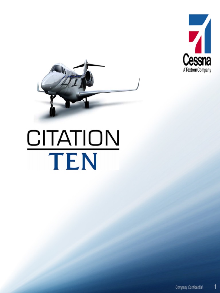 Cessna Citation Ten | PDF | Avionics | Aeronautics