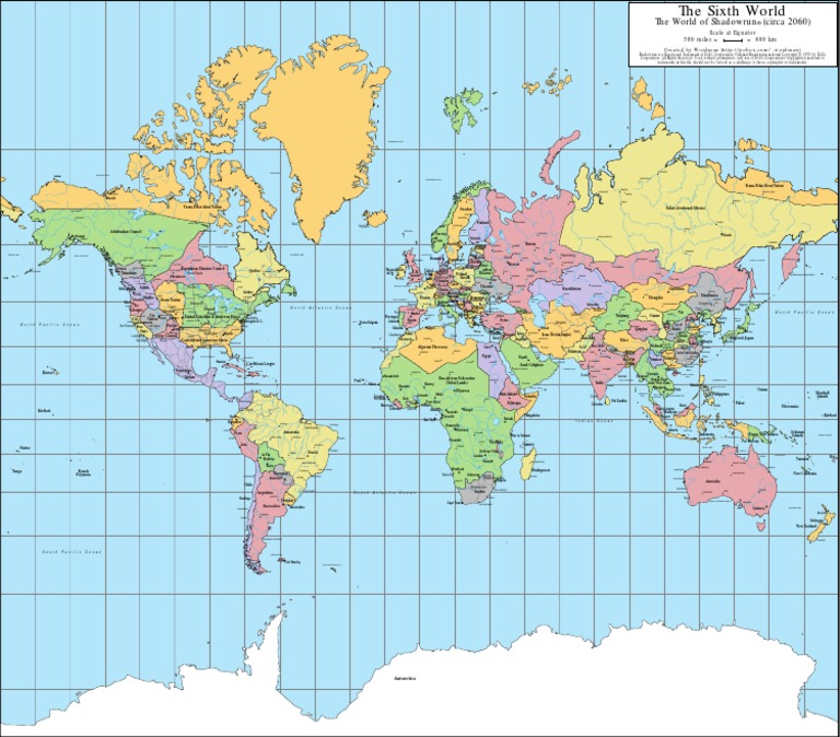 Shadowrun World Map | PDF