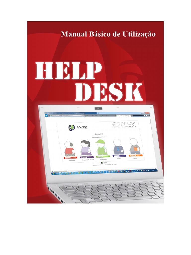Manual Basico Do HelpDesk | PDF | Fazer login | Autenticação