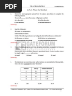 Entry Test Sample For BS Programs | PDF | Teaching Methods & Materials ...