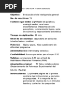 Test de Moss Ficha Técnica | PDF | Liderazgo | Toma de decisiones