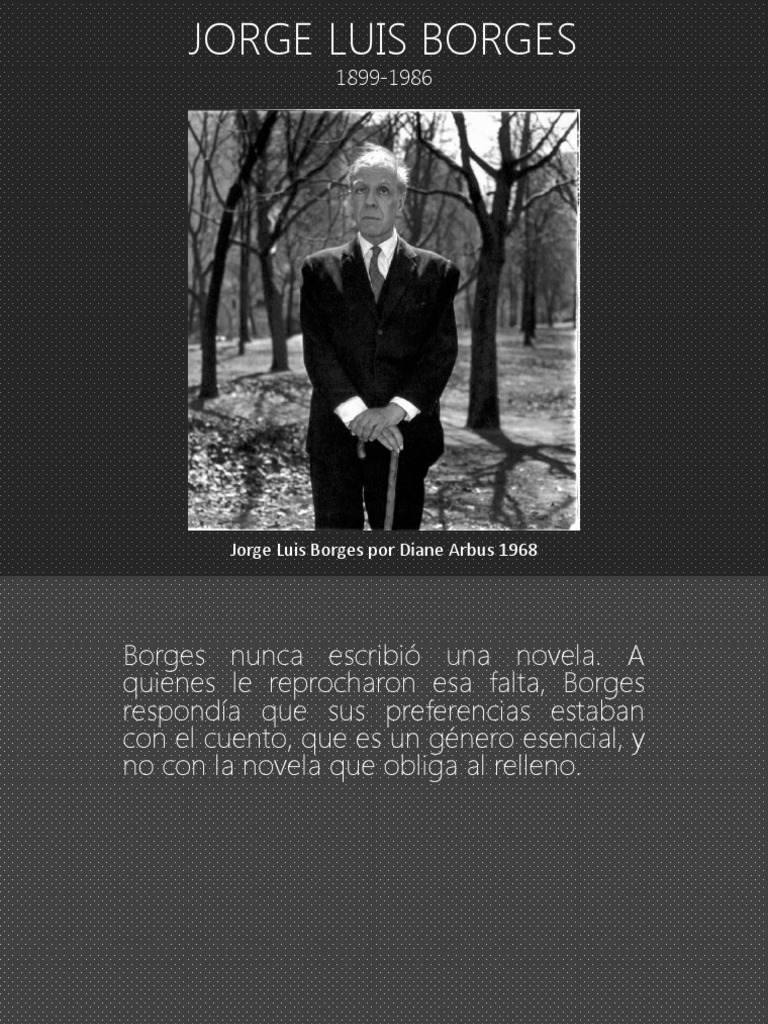 Presentación Jorge Luis Borges | PDF | Cuentos | Science