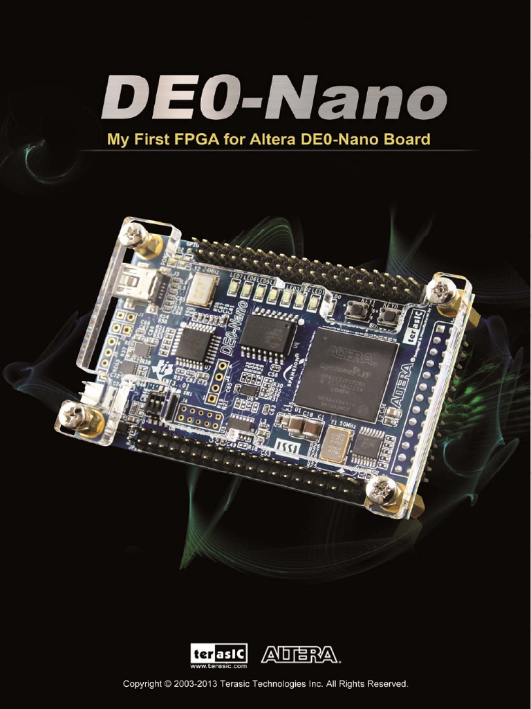 DE0-Nano My First Fpga v1.0 PDF | PDF | Field Programmable Gate Array | Hardware Description ...