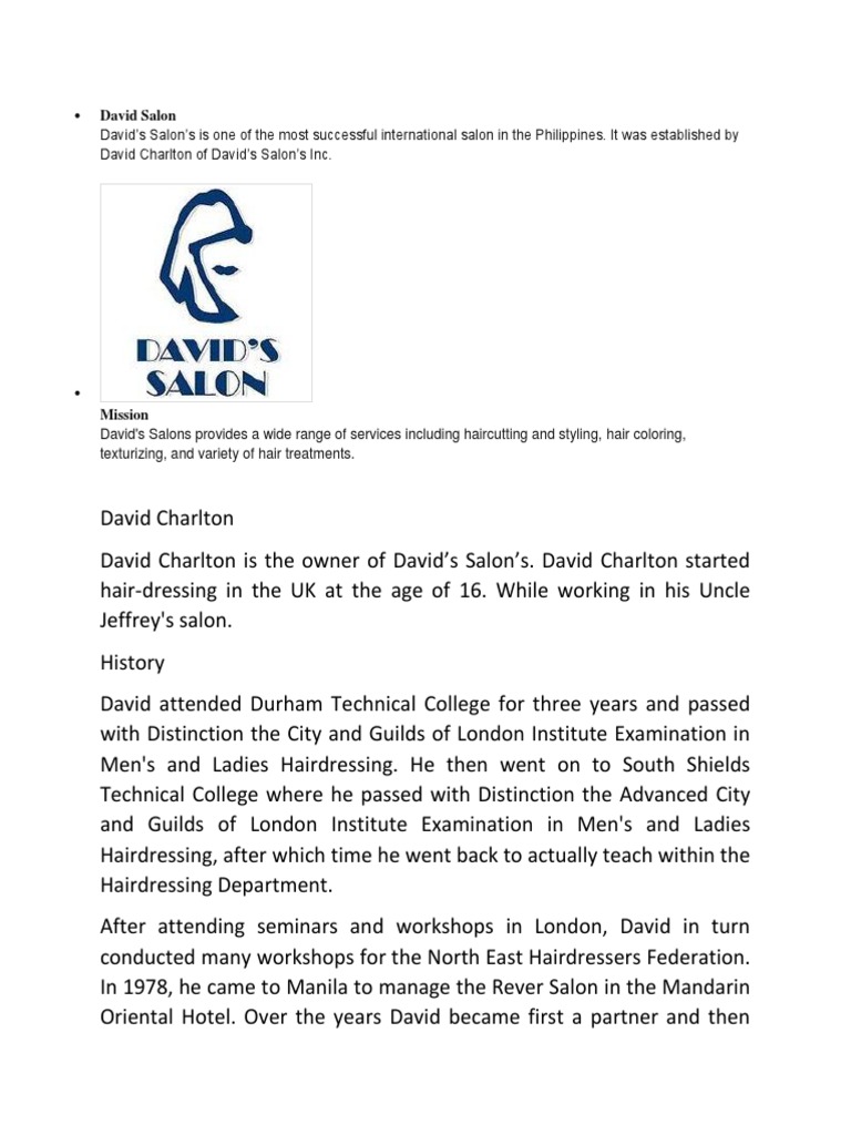 David Salon | PDF | Hairdresser | Strength Training