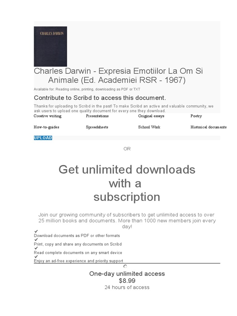 Get Unlimited Downloads With A Subscription | PDF