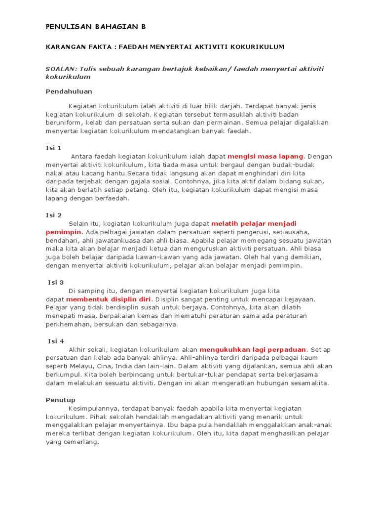 Karangan Fakta | PDF