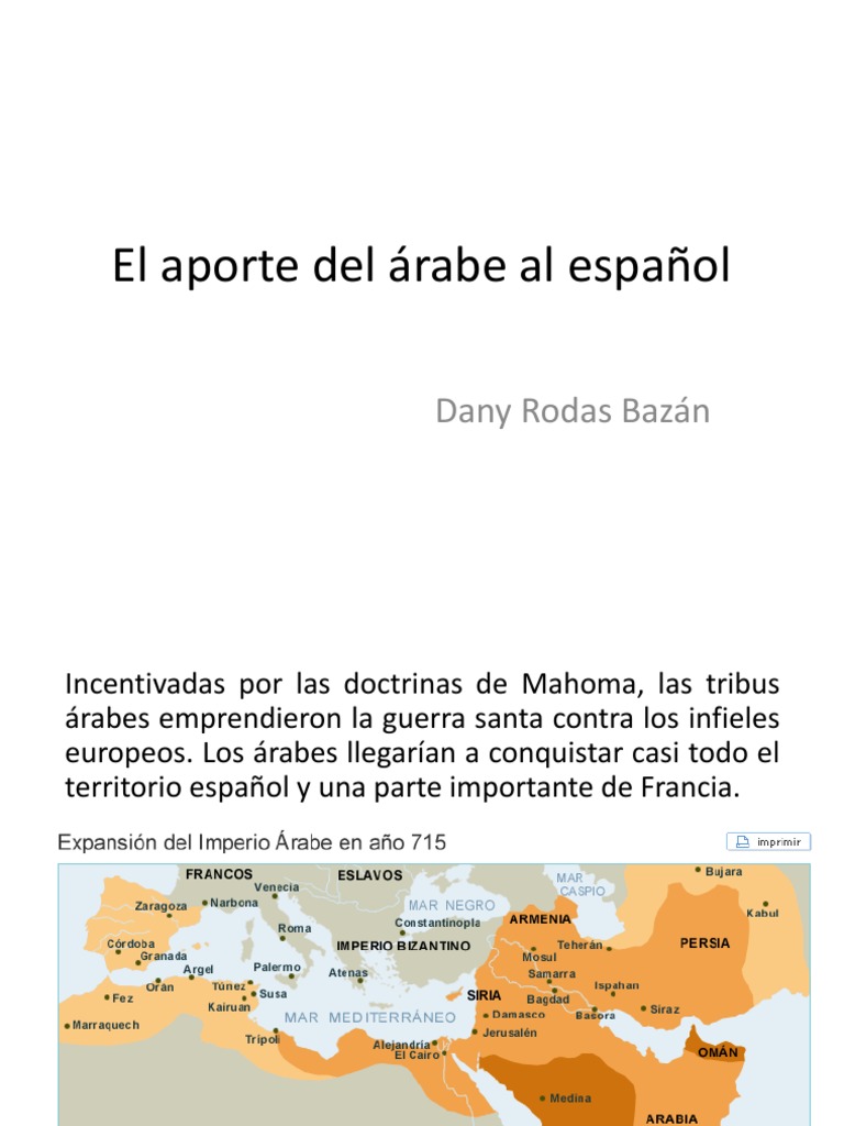 El aporte del árabe al español.pptx | Árabe | Idiomas